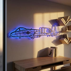 A-10 Thunderbolt II Metal LED Light - Etsy Australia