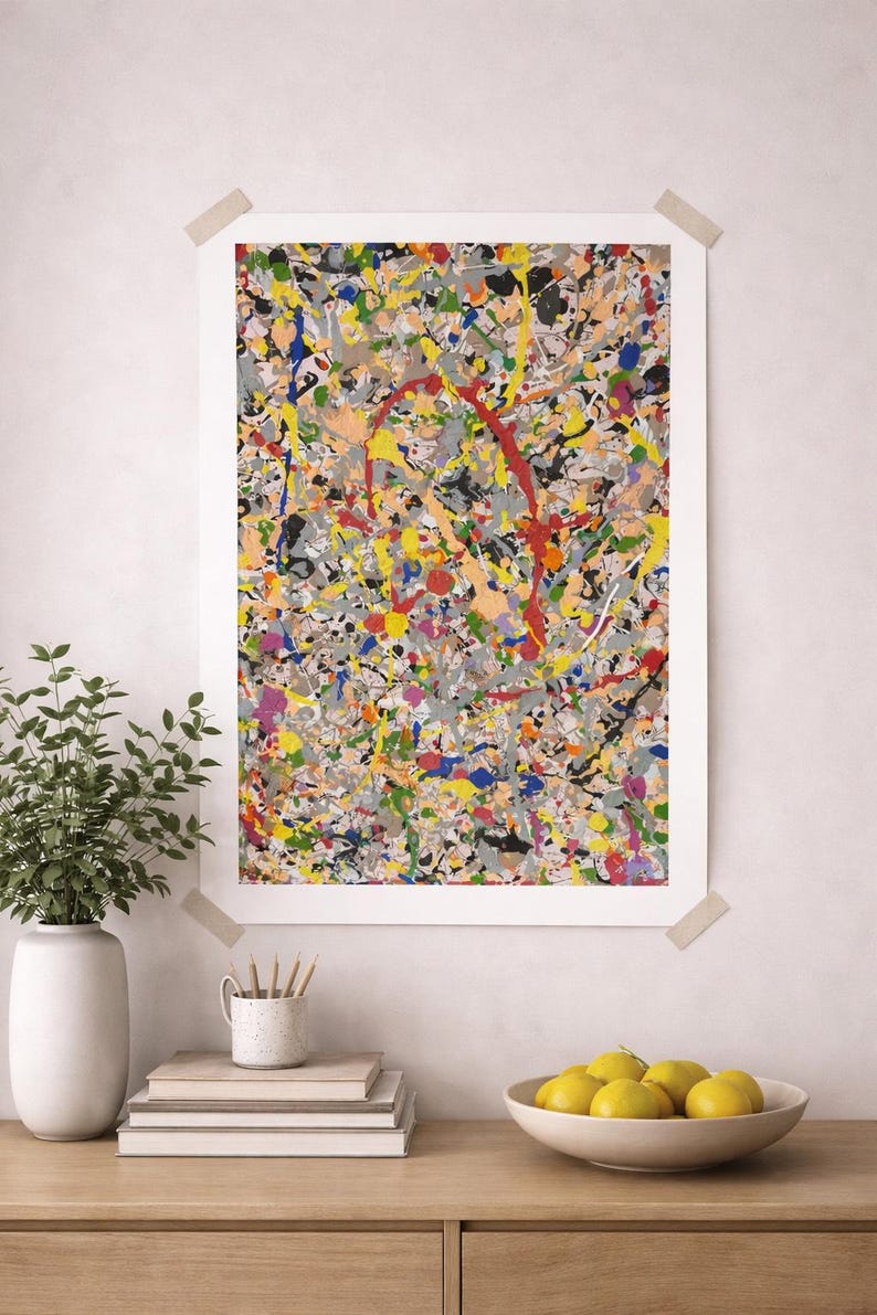Gentle Riot Abstract Art Print - Etsy