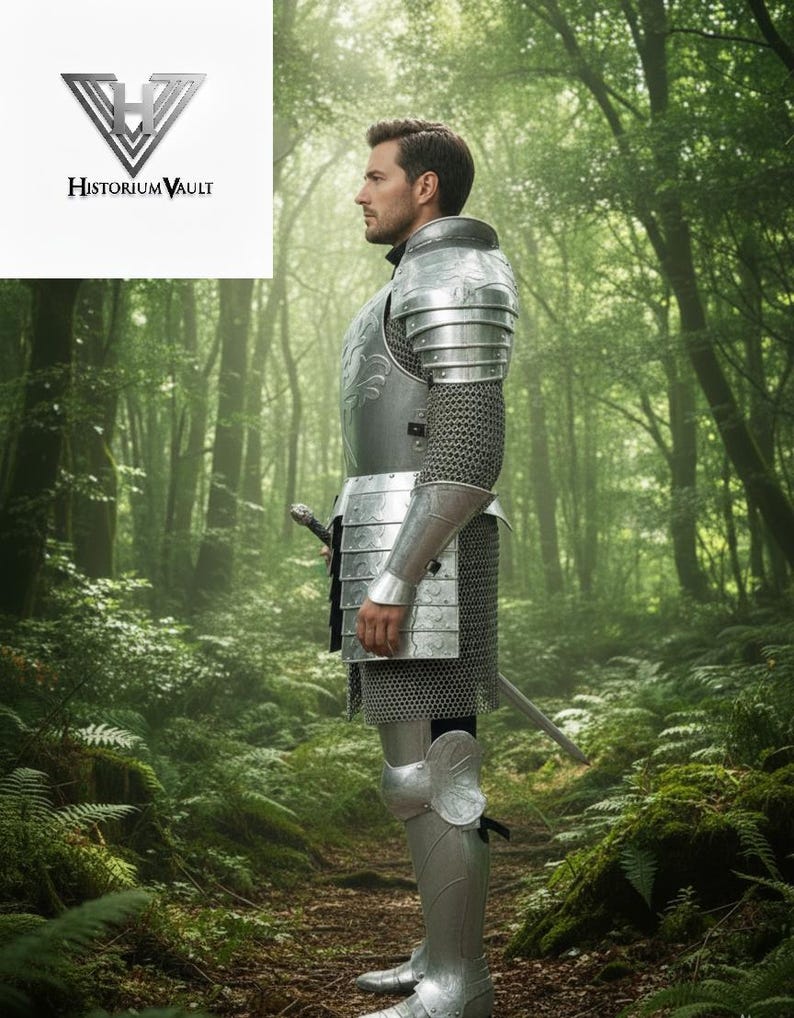 Medieval Gondorian Knight Plate Armor - Half Suit of Armor LARP SCA ...