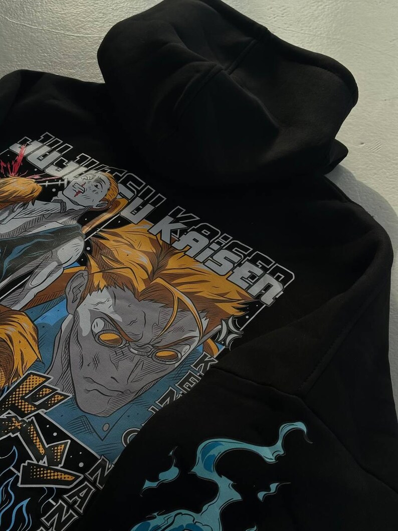 Jujutsu Kaisen Nanami Kento Hoodie, Flame Cleaver Streetwear Sweatshirt ...