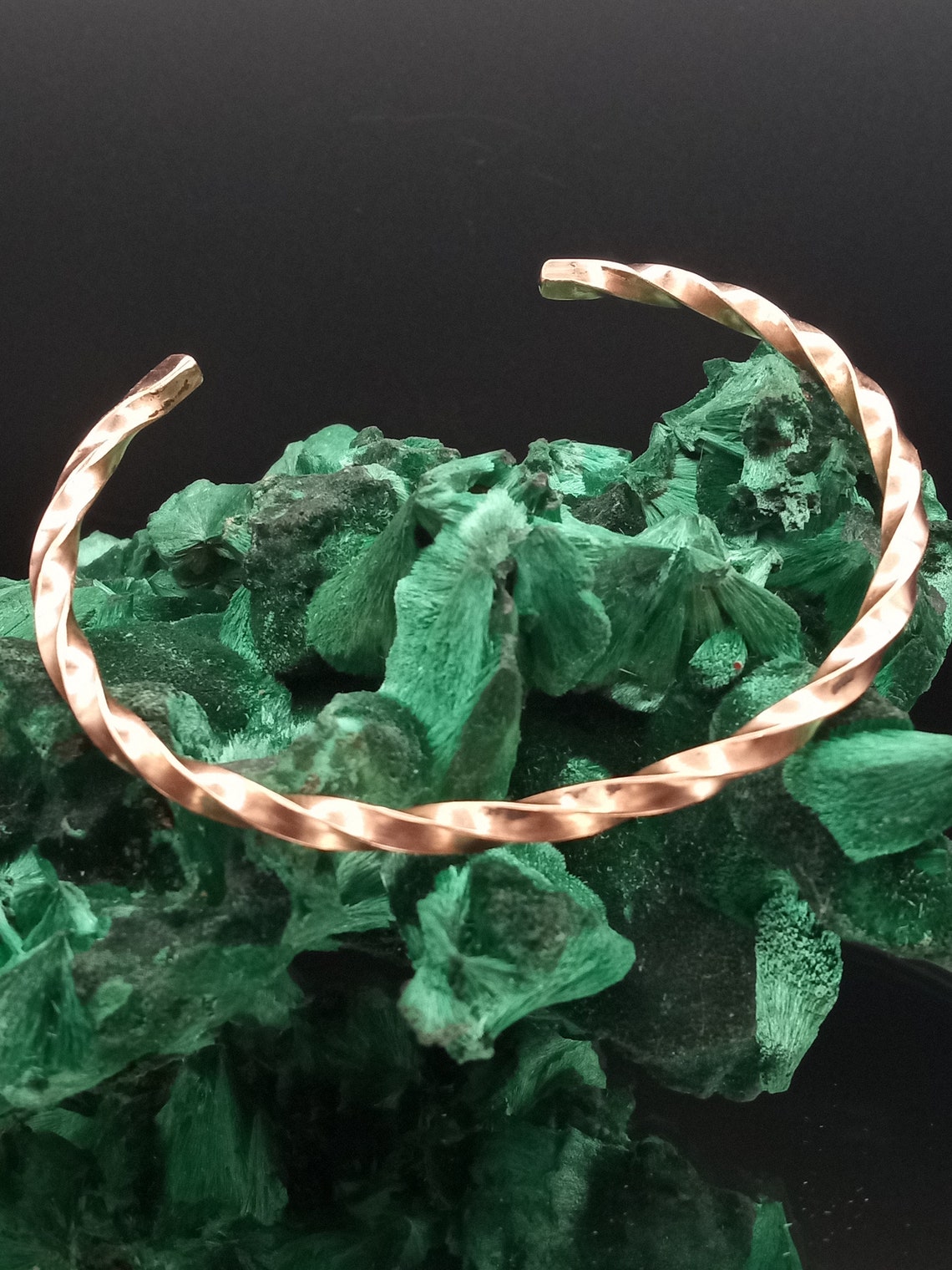 Handcrafted Copper Twisted Wire Cuff Bracelet Gift for Copper Jewelry ...