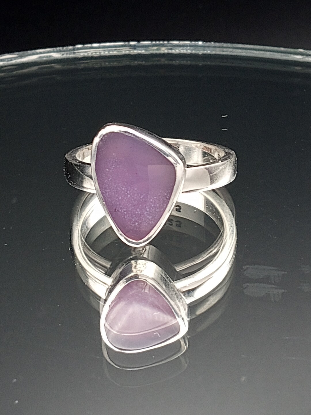 Holley Blue Ring Sterling Silver Ring Size 7 Oregon Purple Chalcedony ...