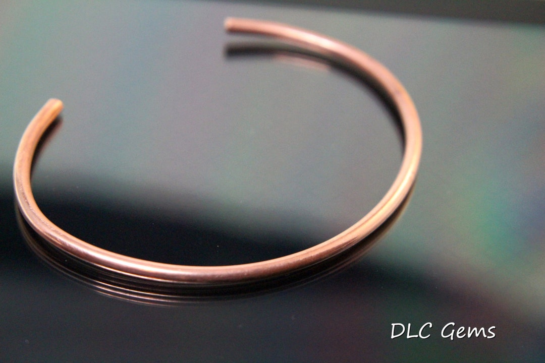 Copper Bangles-plain Copper Round Copper Women's Copper Bangles-men's ...