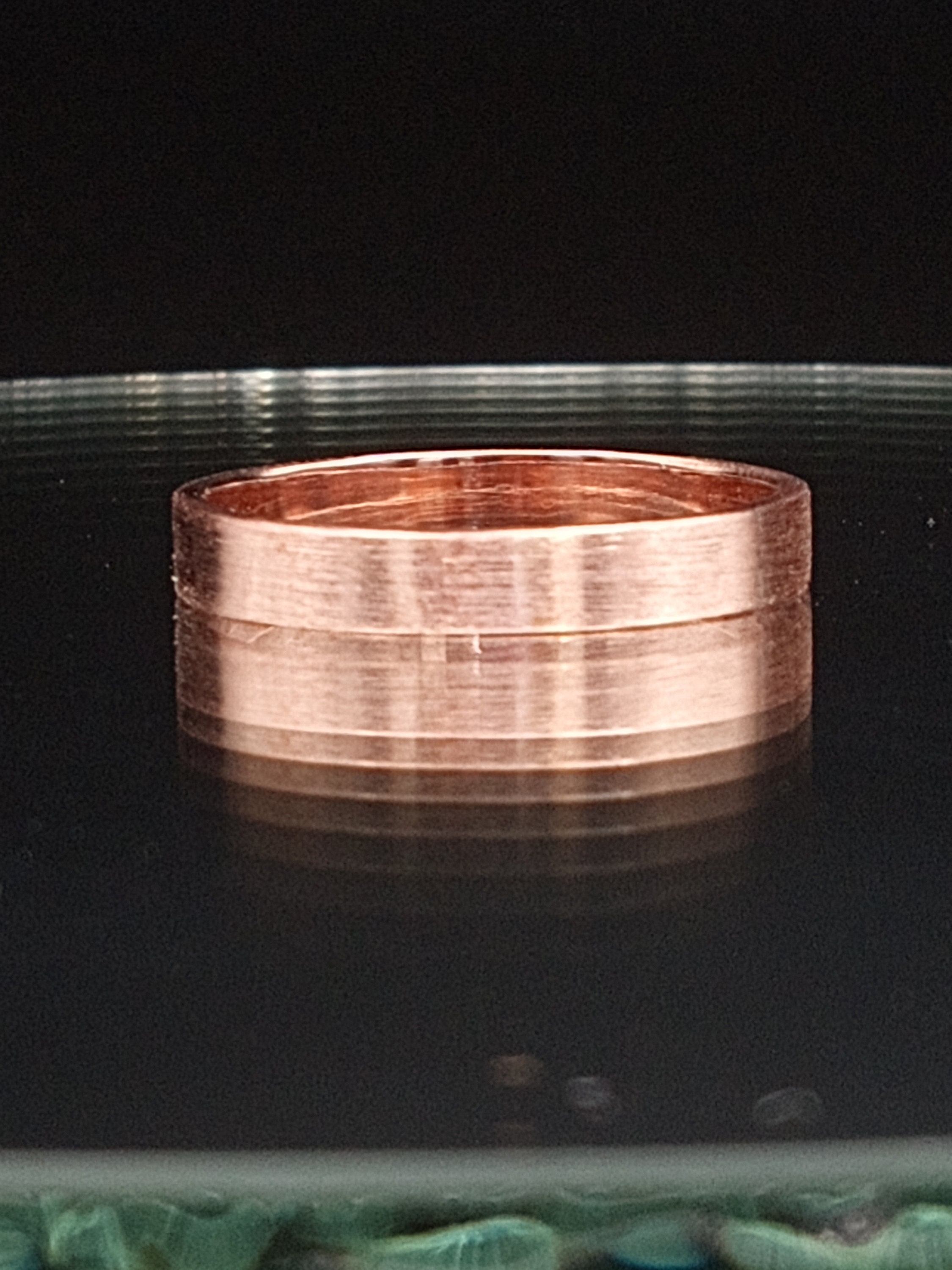 Copper Ring--women's Copper Wedding Ring--thin Band--3mm Wide Flat Edge ...