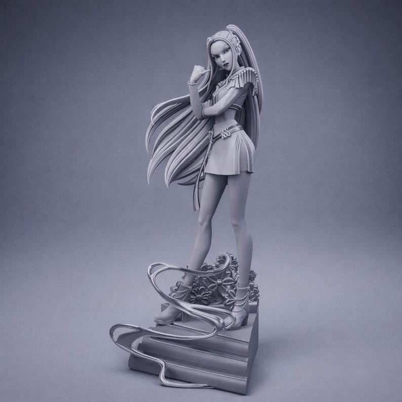 Kpop Demon Hunters Statue – Rumi Mira Zoey 3D Printed Figure – Stylized ...