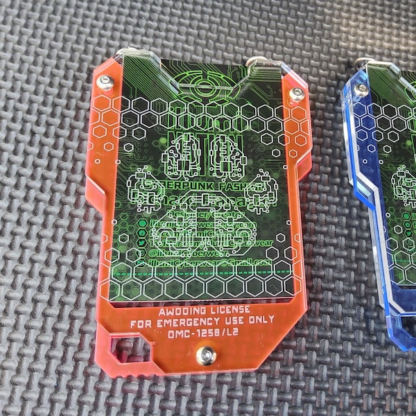 Cyberpunk Keycard Holder - Etsy