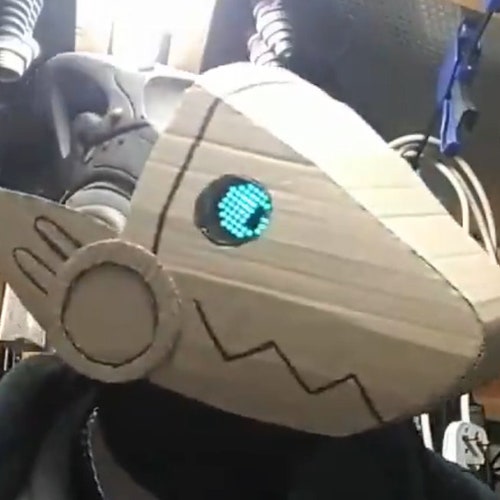 Cardboard Protogen Mask PDF FREE Link in Description - Etsy