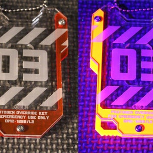 Cyberpunk Keycard Style Card ID Holder - Etsy