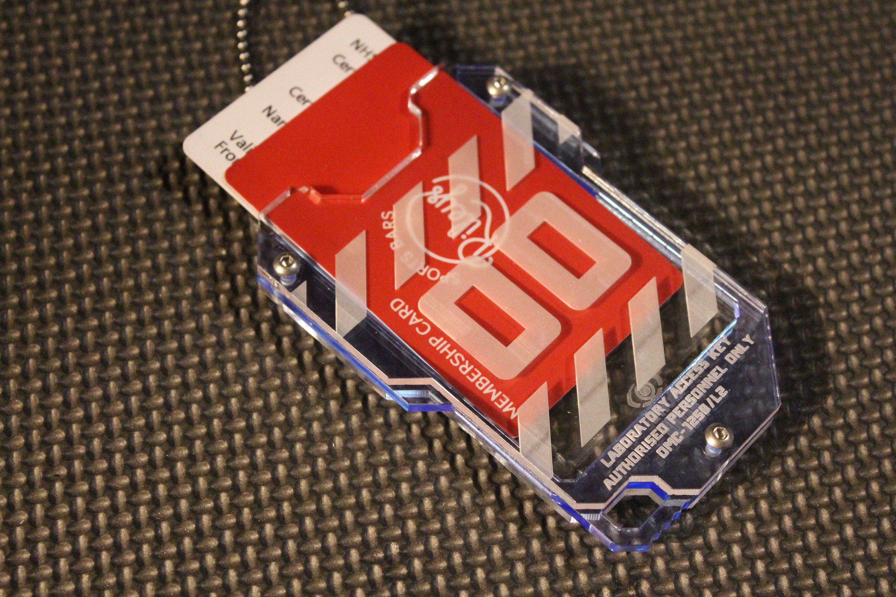 Cyberpunk Keycard Style Card ID Holder - Etsy Singapore