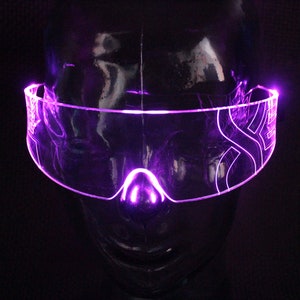 The Korps Mind Control Visor -the Original Illuminated Cyberpunk Cyber ...