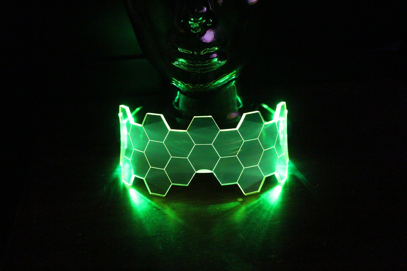 Hive Shield Neon Green the Original Illuminated Cyberpunk Cyber Goth ...