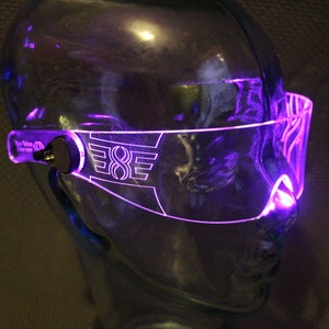 The Korps Mind Control Visor -the Original Illuminated Cyberpunk Cyber ...