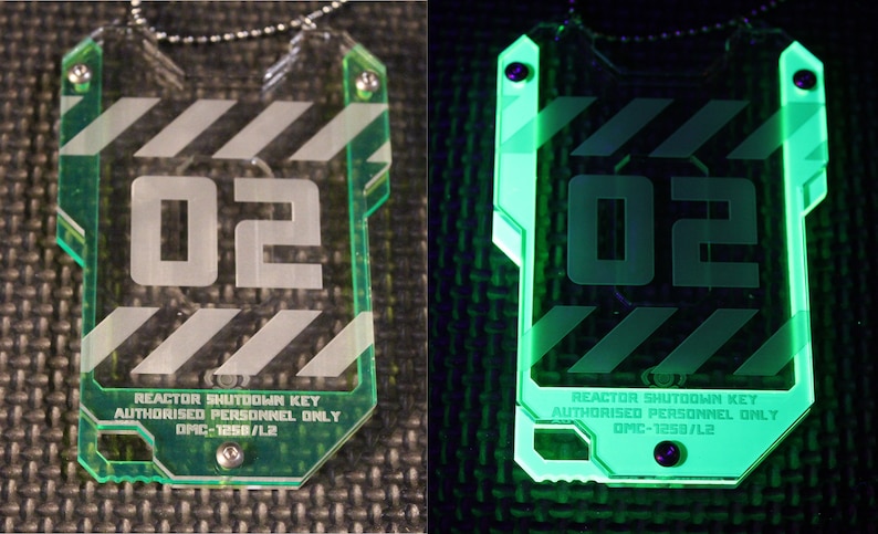 Cyberpunk keycard style card ID holder | Etsy