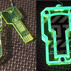 Cyberpunk Emergency Access Key Necklace Pendent - Etsy