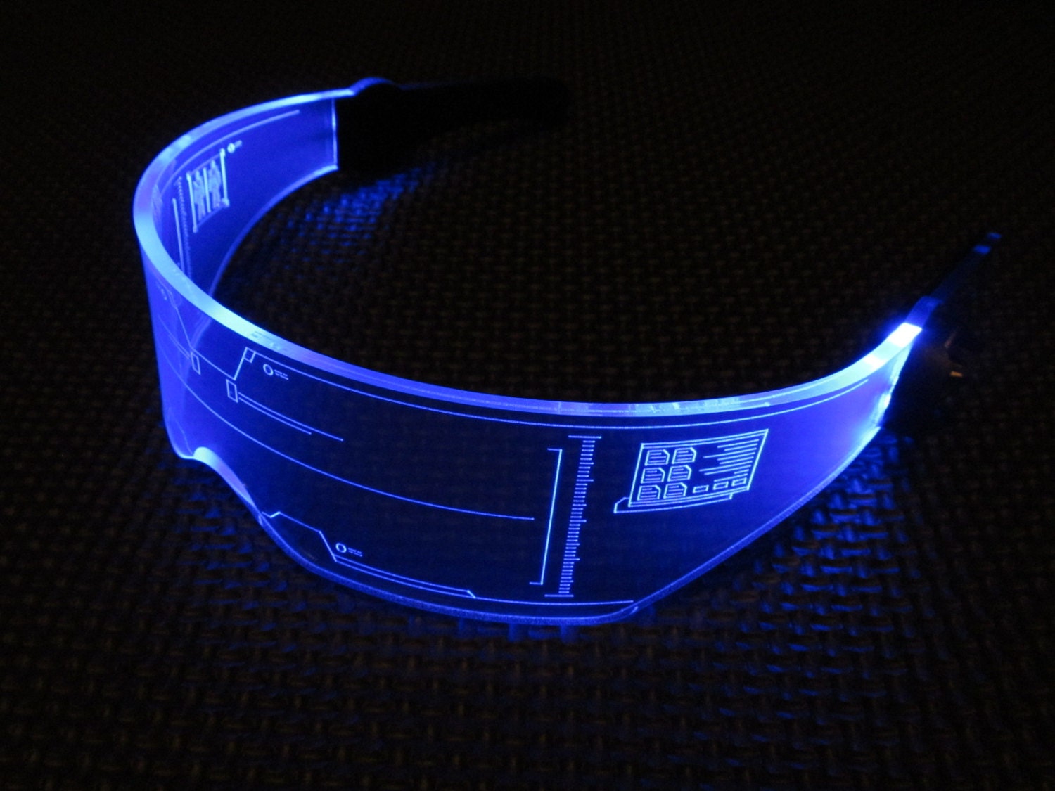 The Original Illuminated Cyberpunk Cyber Goth Visor Citadel - Etsy UK
