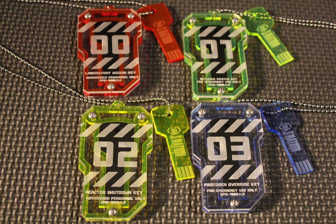 Cyberpunk Emergency Access Key Necklace Pendent - Etsy