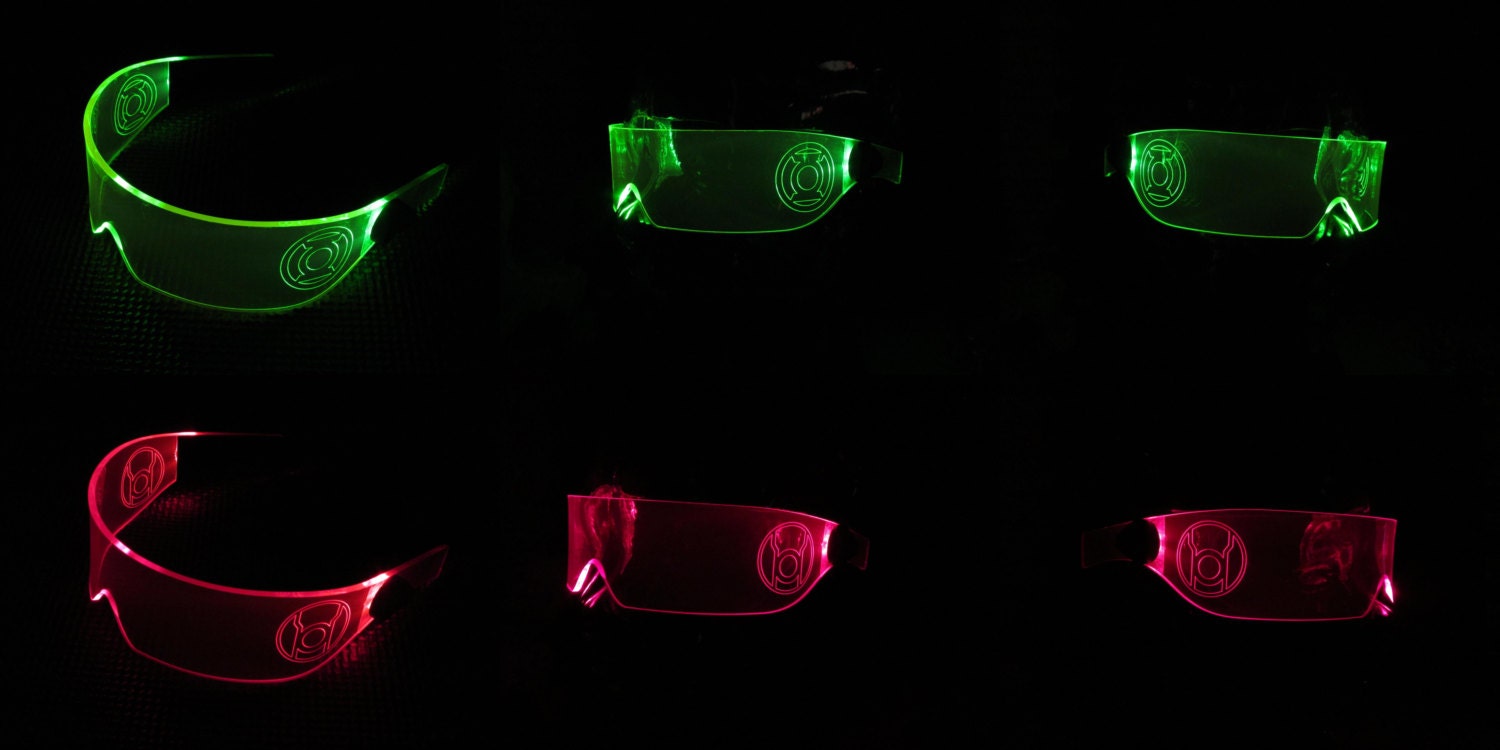 The Original Illuminated Lantern Corps Cyberpunk Cyber Goth | Etsy