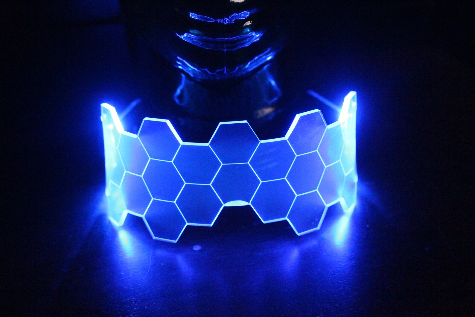 Hive Shield Neon Blue the Original Illuminated Cyberpunk Cyber Goth ...