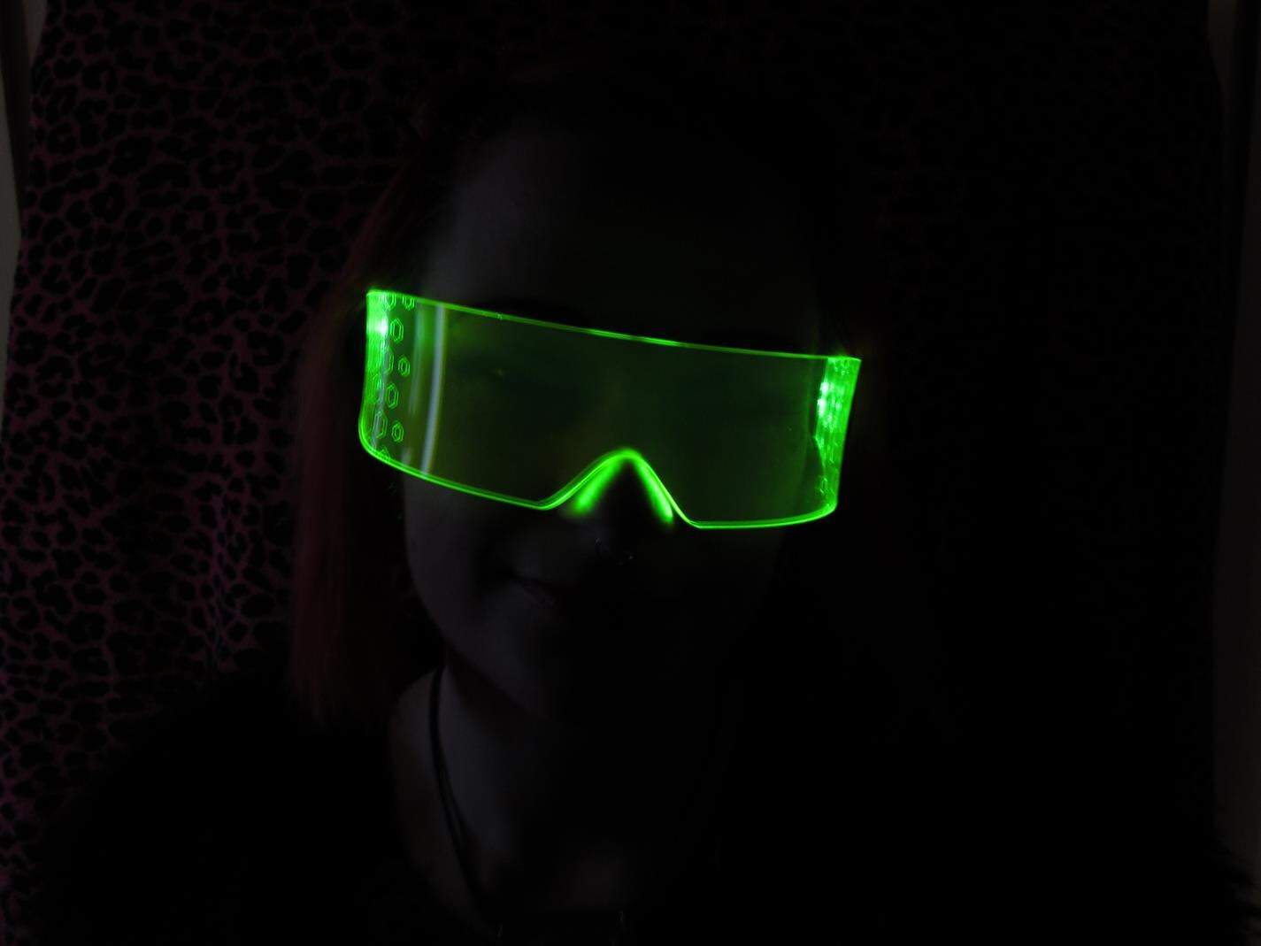 The Original Illuminated Cyberpunk Cyber Goth Visor HEX Neon Green - Etsy
