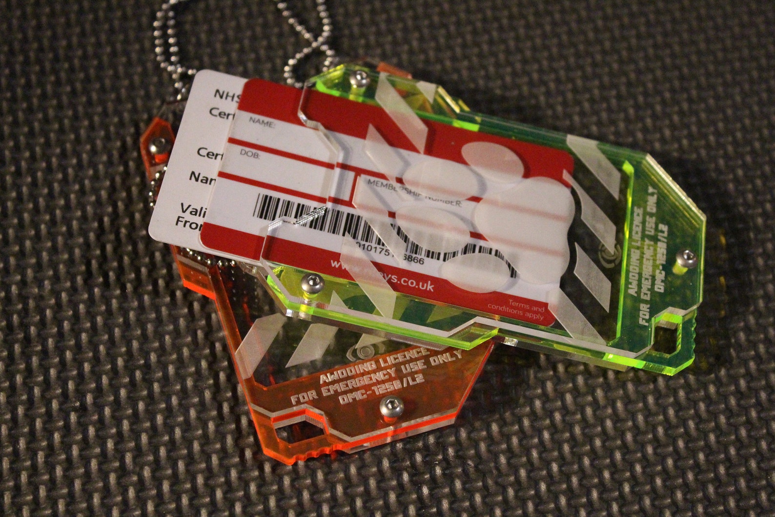 Cyberpunk Awooing License/licence Keycard Style Card ID Holder | Etsy