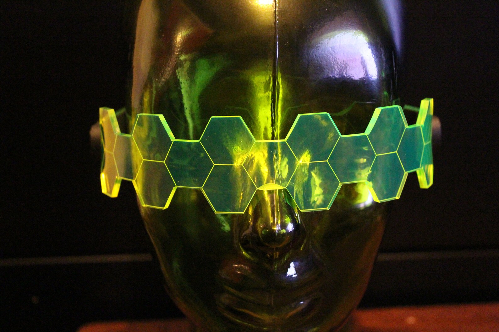 Hive Shield Slim Neon Green the Original Illuminated Cyberpunk Cyber ...