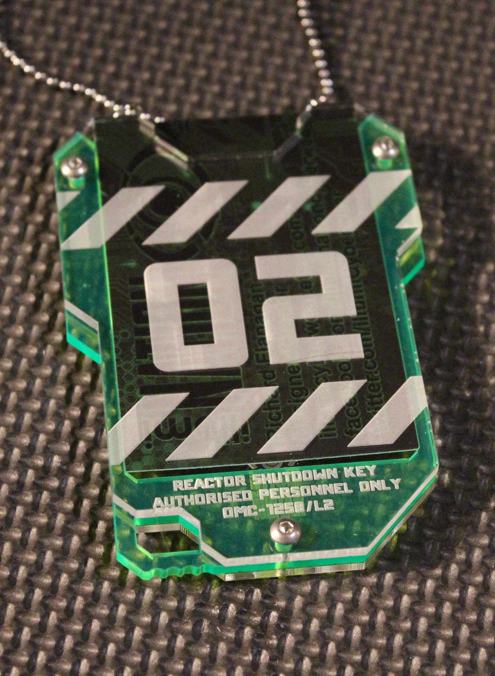 Cyberpunk keycard style card ID holder | Etsy