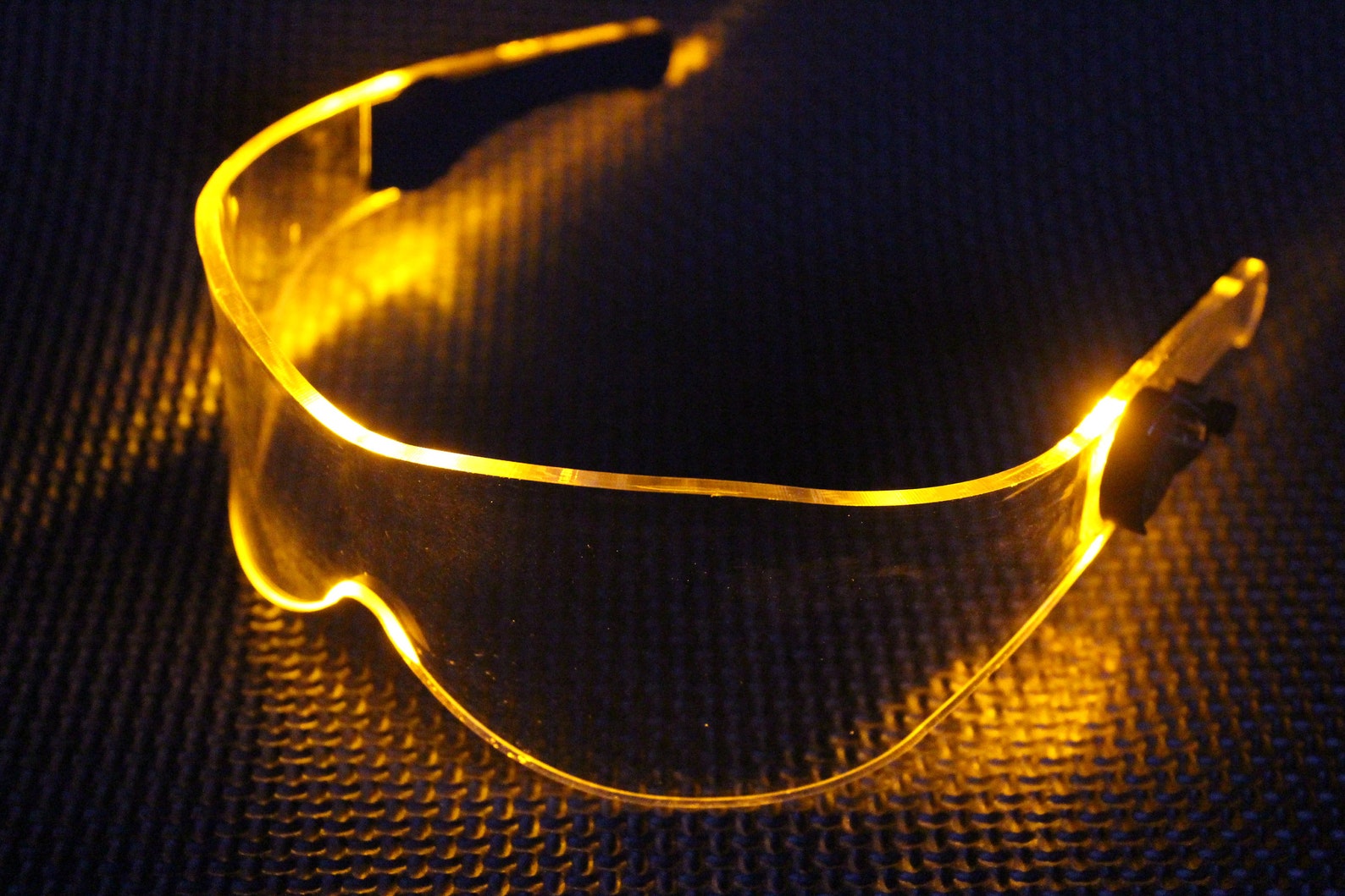 Cyber Hero Visor Clear **choose Your LED Colour** the Original ...