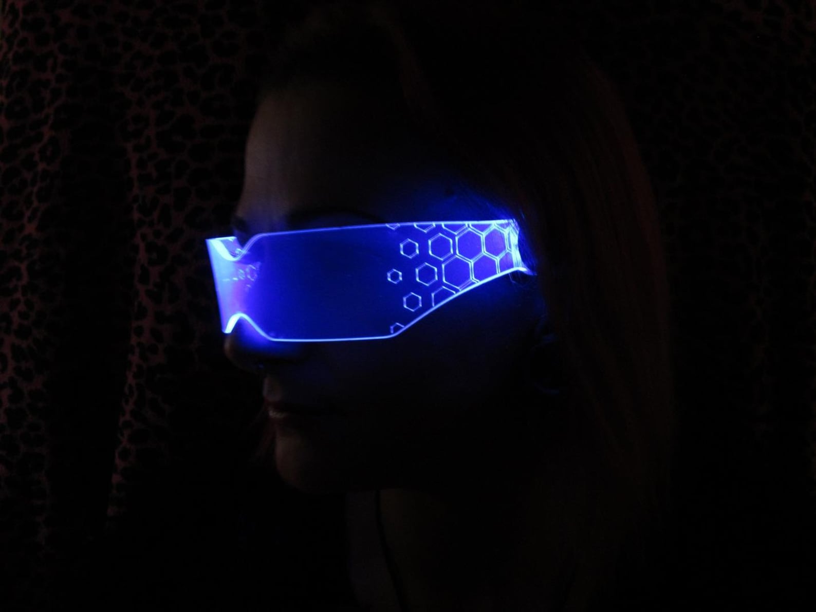 The Original Illuminated Cyberpunk Cyber Goth Visor HEX V2 | Etsy