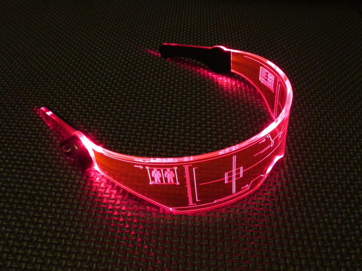 The Original Illuminated Cyberpunk Cyber Goth Visor Citadel - Etsy UK
