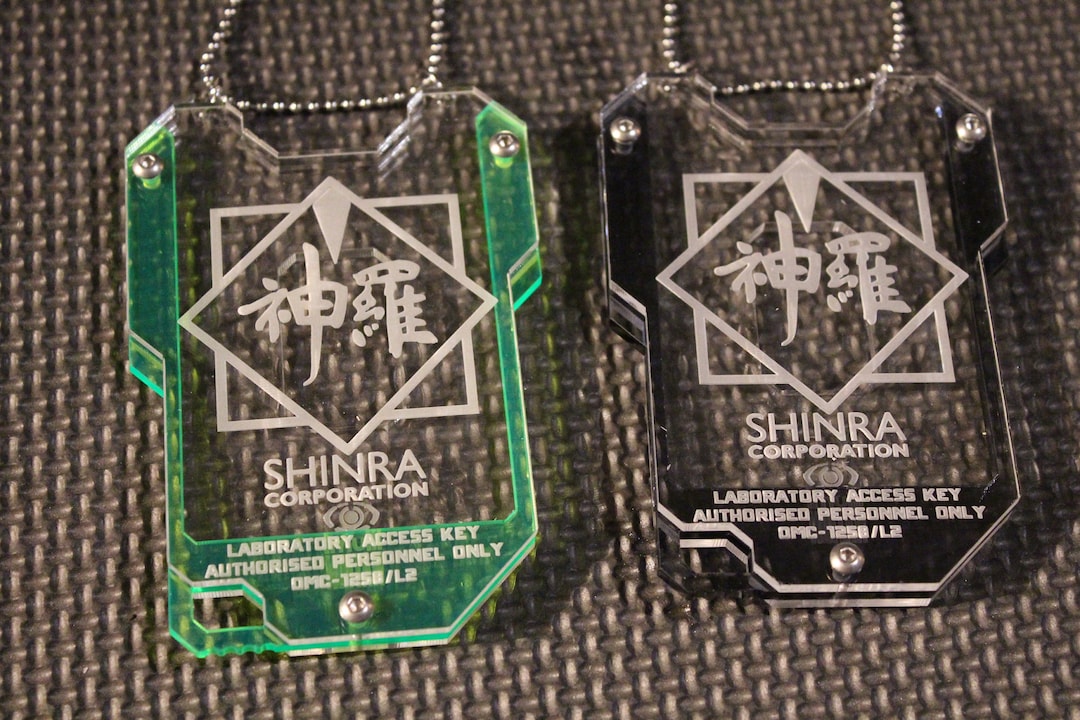 Cyberpunk Shinra Corp Keycard Style Card ID Holder - Etsy
