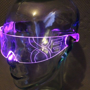 The Korps Mind Control Visor -the Original Illuminated Cyberpunk Cyber ...