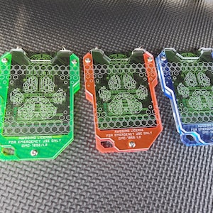 Cyberpunk Circuit Awooing License Keycard Style Card ID Holder - Etsy UK