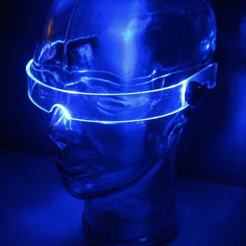 The Original Illuminated Cyberpunk Cyber Goth Visor HYPNO-OBEY - Etsy UK
