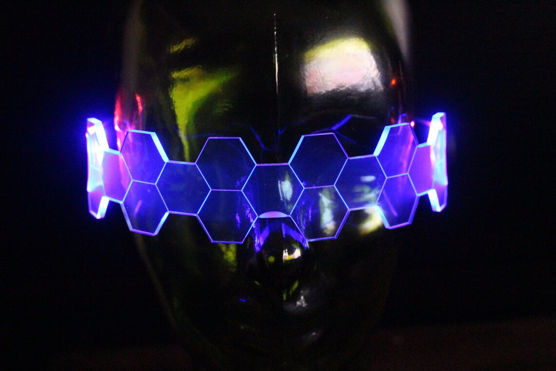 Hive Shield Slim Vaporwave Neon Blue/pink the Original Illuminated ...