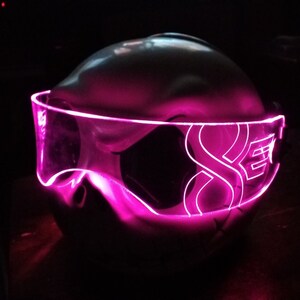 The Korps Fursuit Mind Control Visor Illuminated Cyberpunk Cyber Goth ...