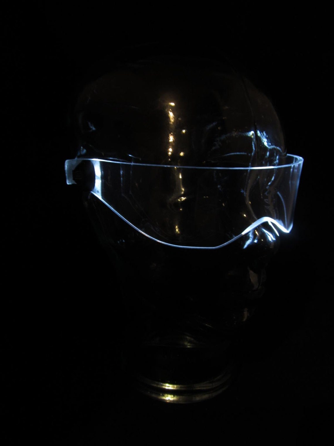 The Original Illuminated Cyberpunk Cyber Goth Visor V3 Visor - Etsy UK