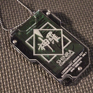 Cyberpunk Shinra Corp Keycard Style Card ID Holder - Etsy
