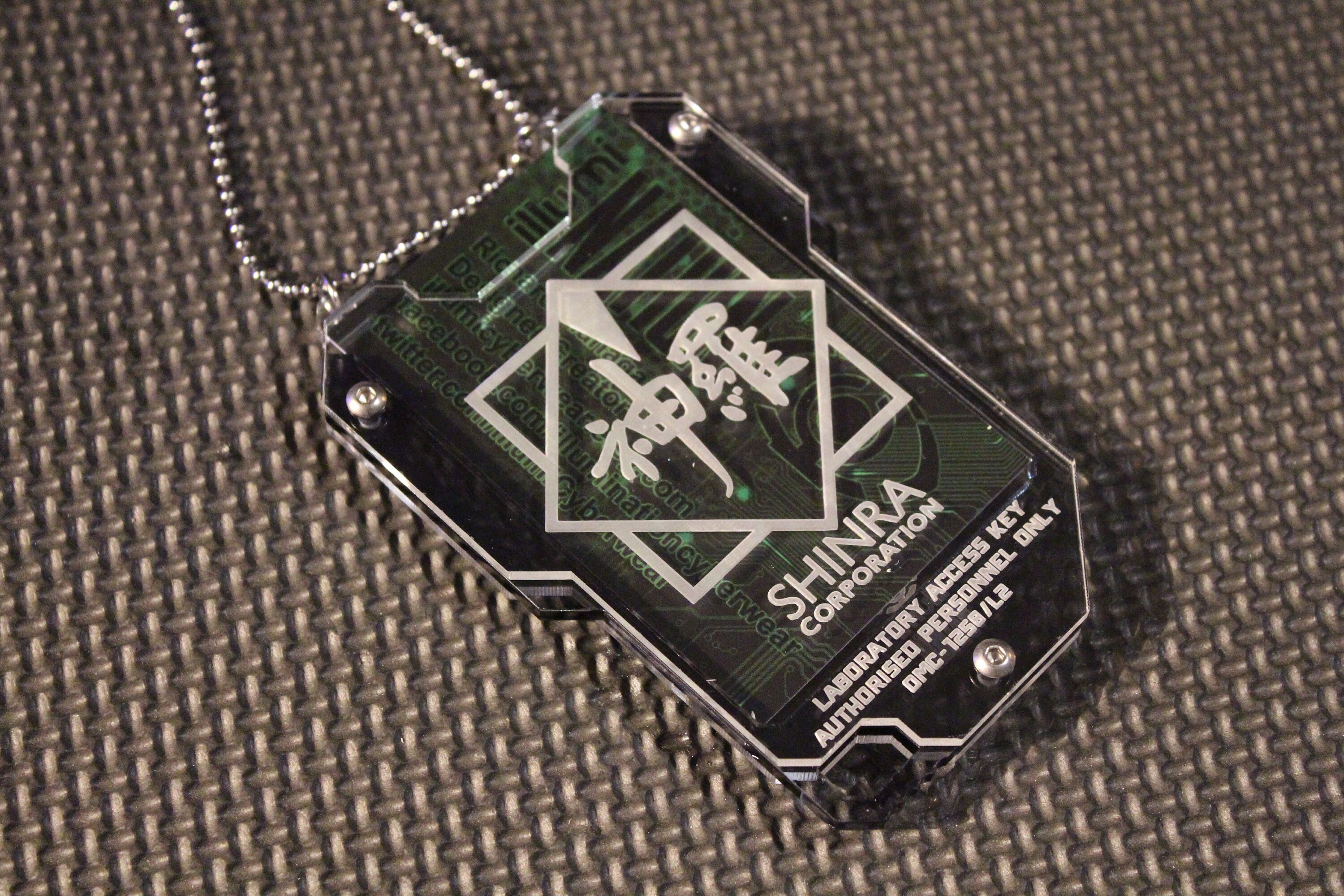 Cyberpunk Shinra Corp Keycard Style Card ID Holder | Etsy UK