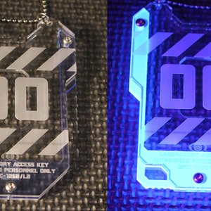 Cyberpunk Keycard Style Card ID Holder - Etsy