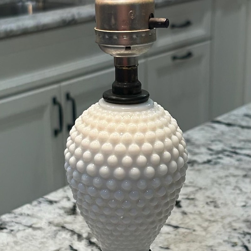 Vintage Hobnail Fairy Lamp - Etsy