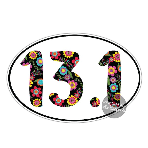 Half Marathon Bumper Sticker - Etsy