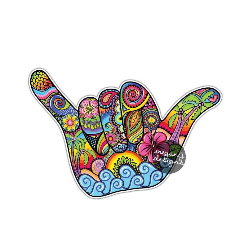 Shaka Sign - Etsy