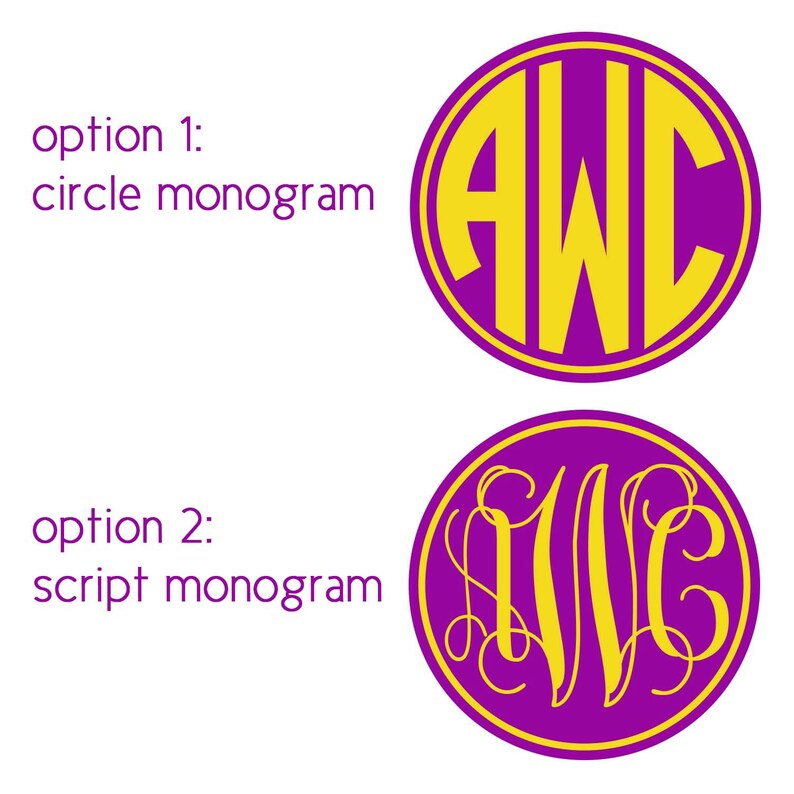 Custom Sunset Mandala Monogram Sticker Colorful Car Decal | Etsy