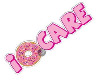 Donut Sticker Cute Car Decal Laptop Decal Donut Bumper Sticker | Etsy