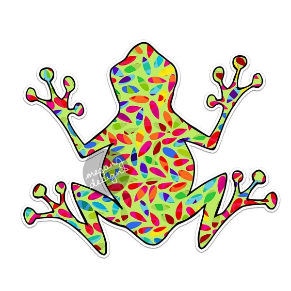 Tree Frog Decal - Etsy