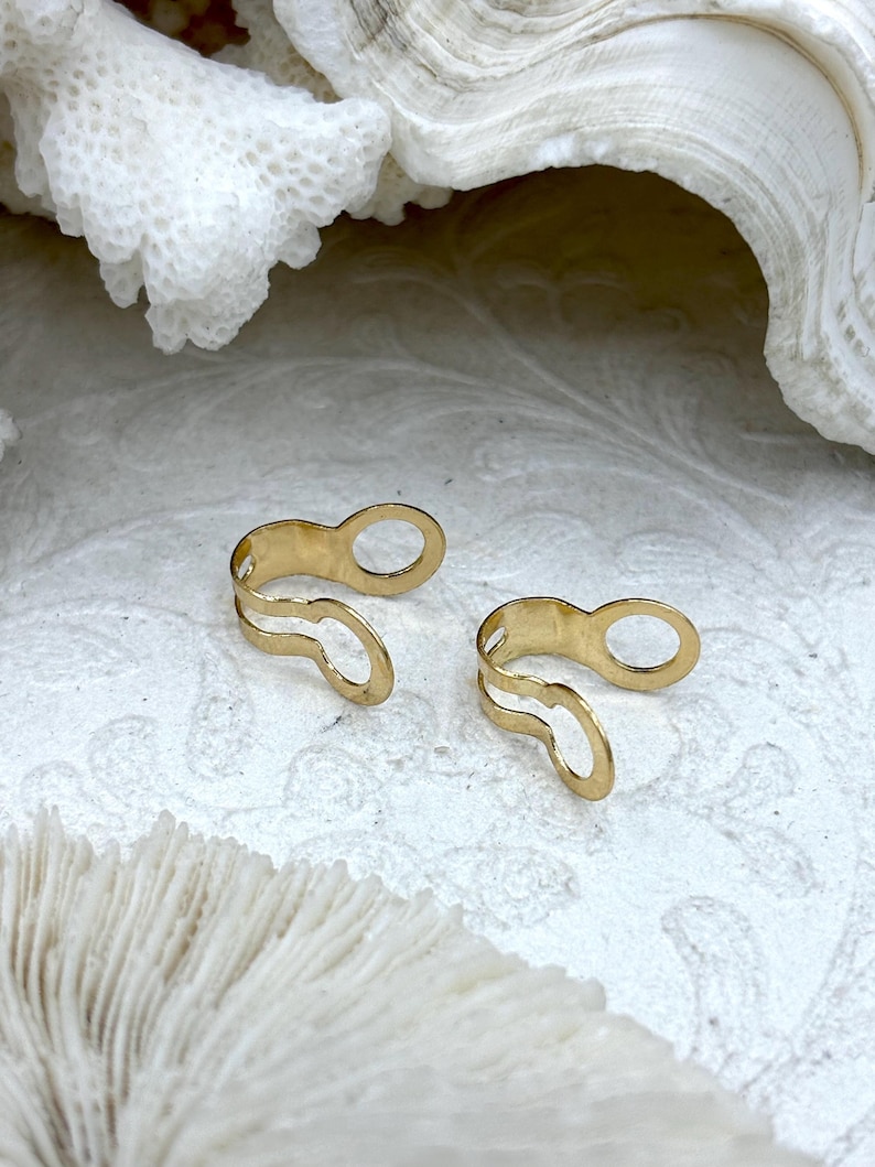 Gold Plated Ball Chain Connectors, DIY Jewelry Making, 2.3-8mm - Etsy