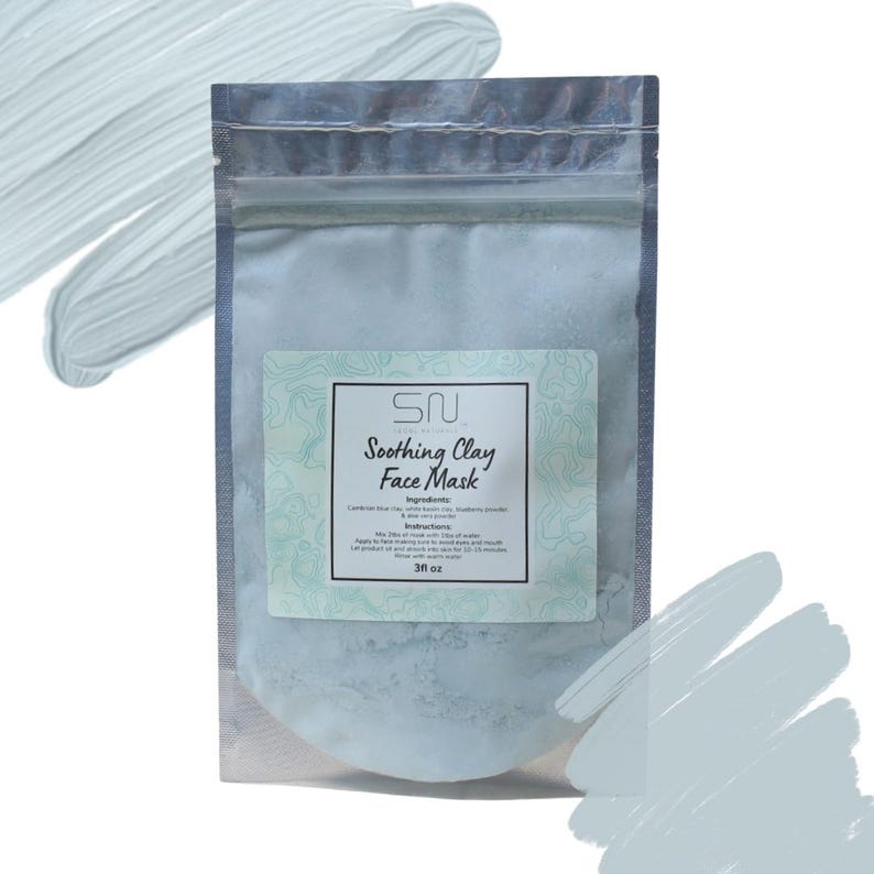 Cambrian Blue Clay Face Mask - K Beauty - 3fl Oz - Etsy