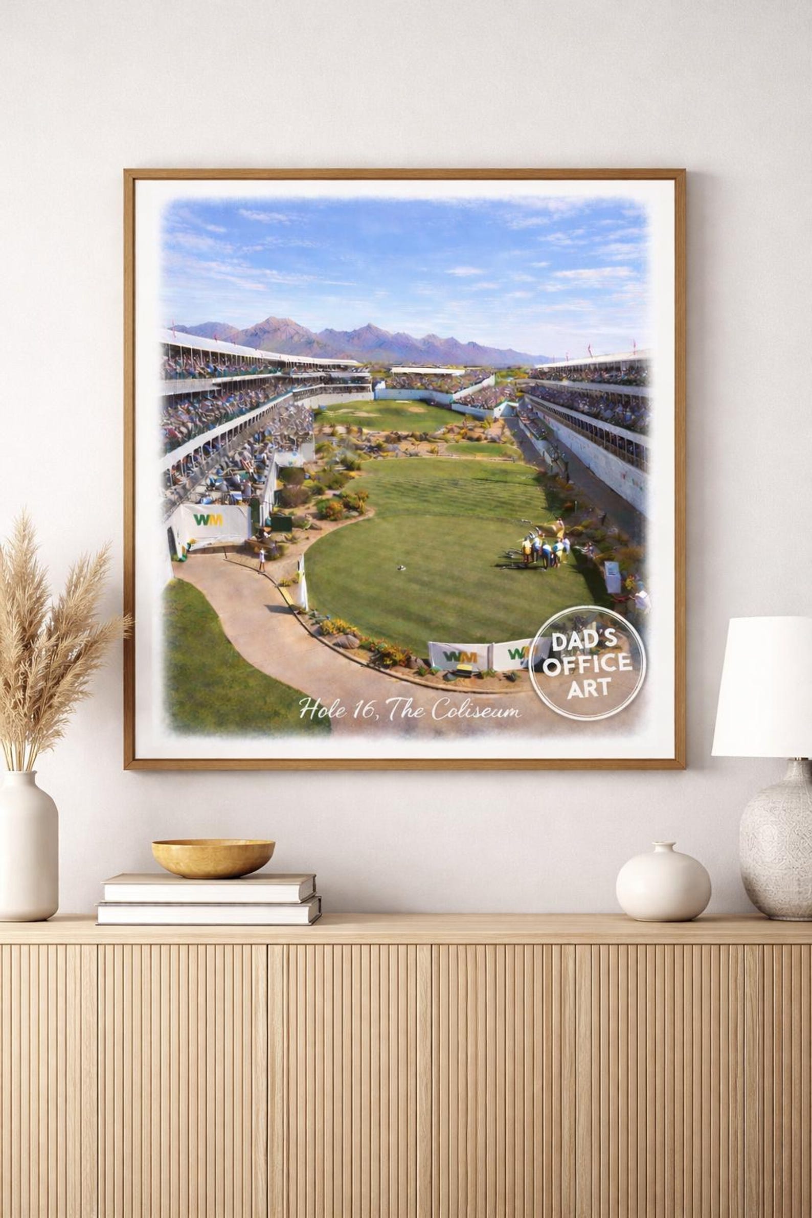 Waste Management Open Golf Print, TPC Scottsdale, Hole 16 Coliseum ...
