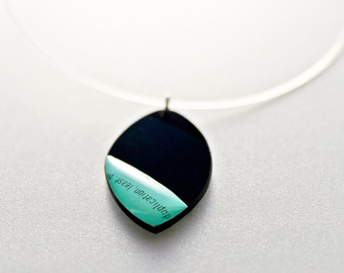 Recycled Jewelry. Recycled Vinyl Record Pendant Necklace. - Etsy