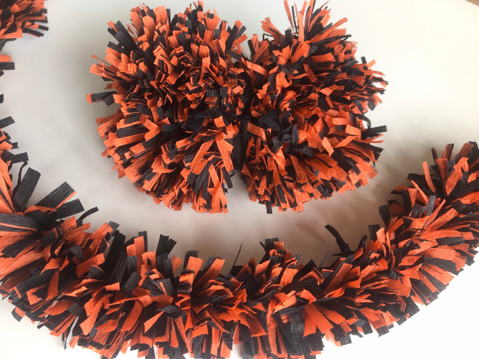 Free Shipping Set of 3 Paper Festooning Crepe Paper Garland - Etsy